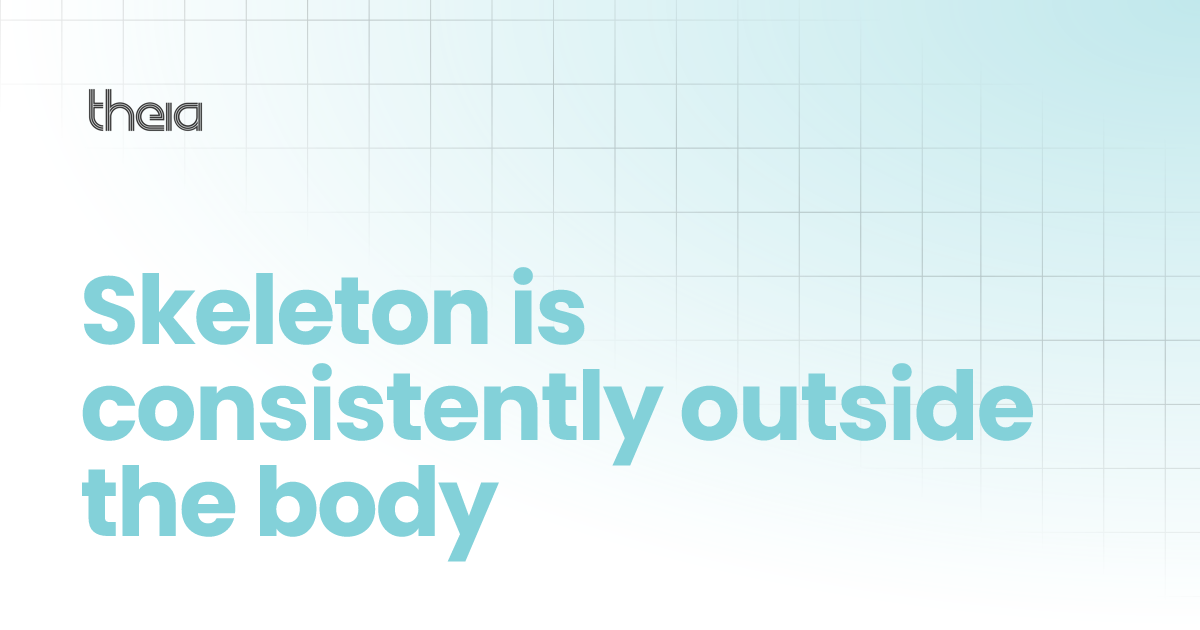 Skeleton is consistently outside the body | Theia Apollo - v2024 ...