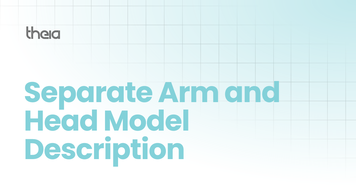 Separate Arm and Head Model Description | Theia Apollo - v2024 | theia docs