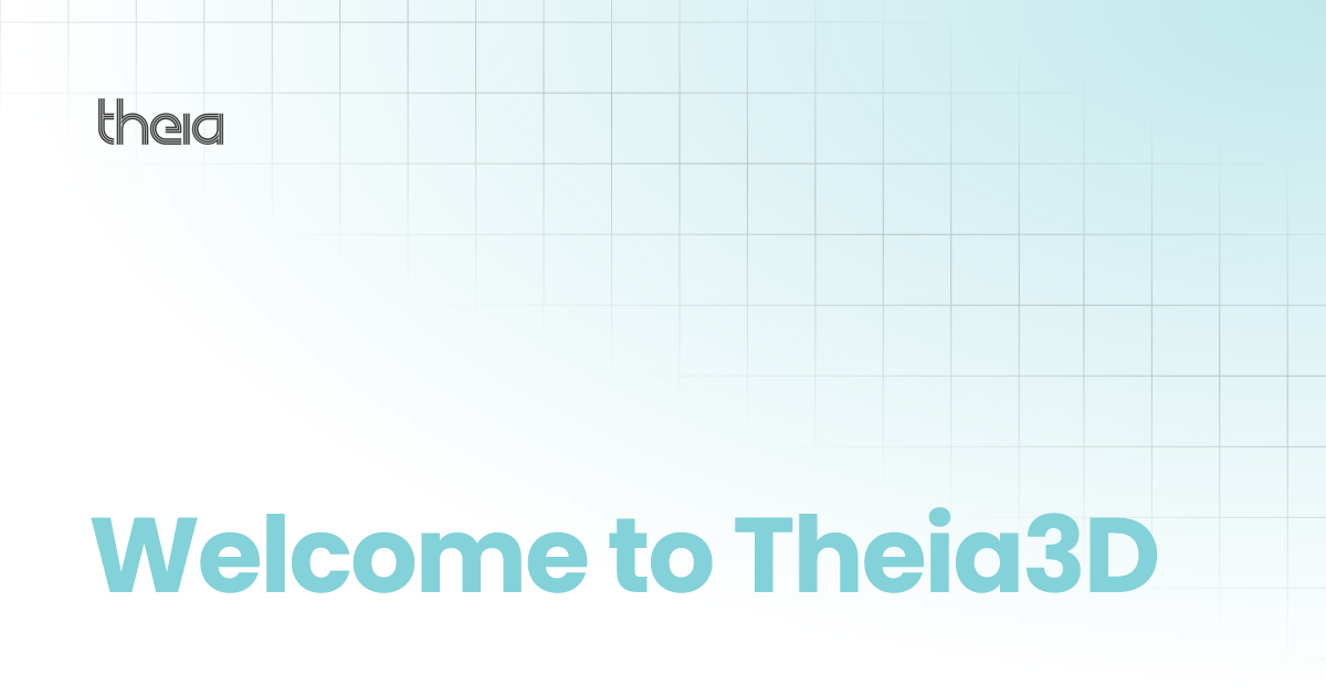 Welcome to Theia3D | theia docs