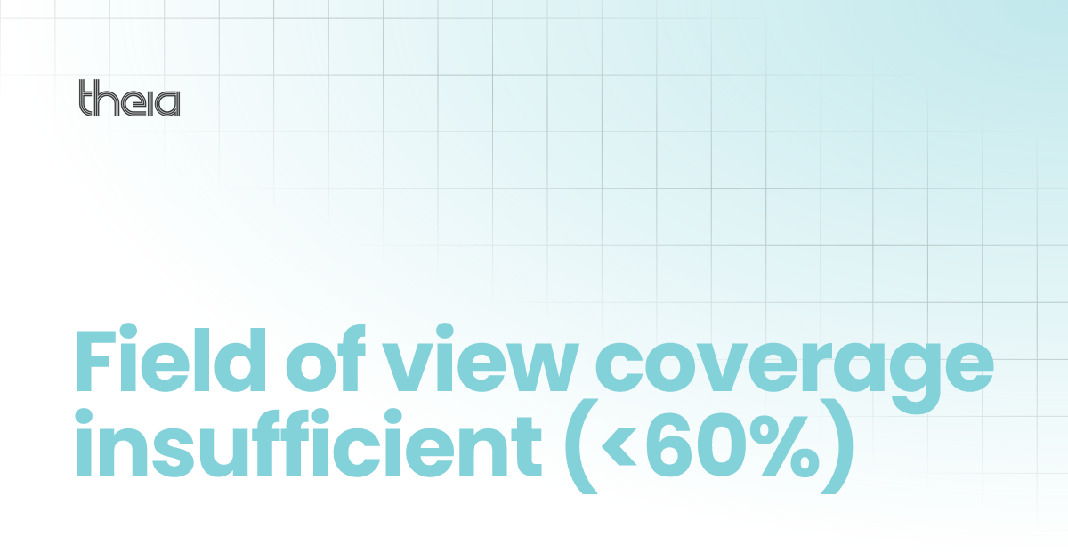 Field of view coverage insufficient